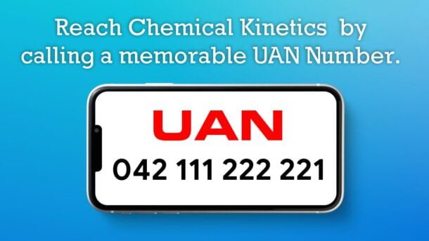 Our Company's New UAN Number - Chemical Kinetics